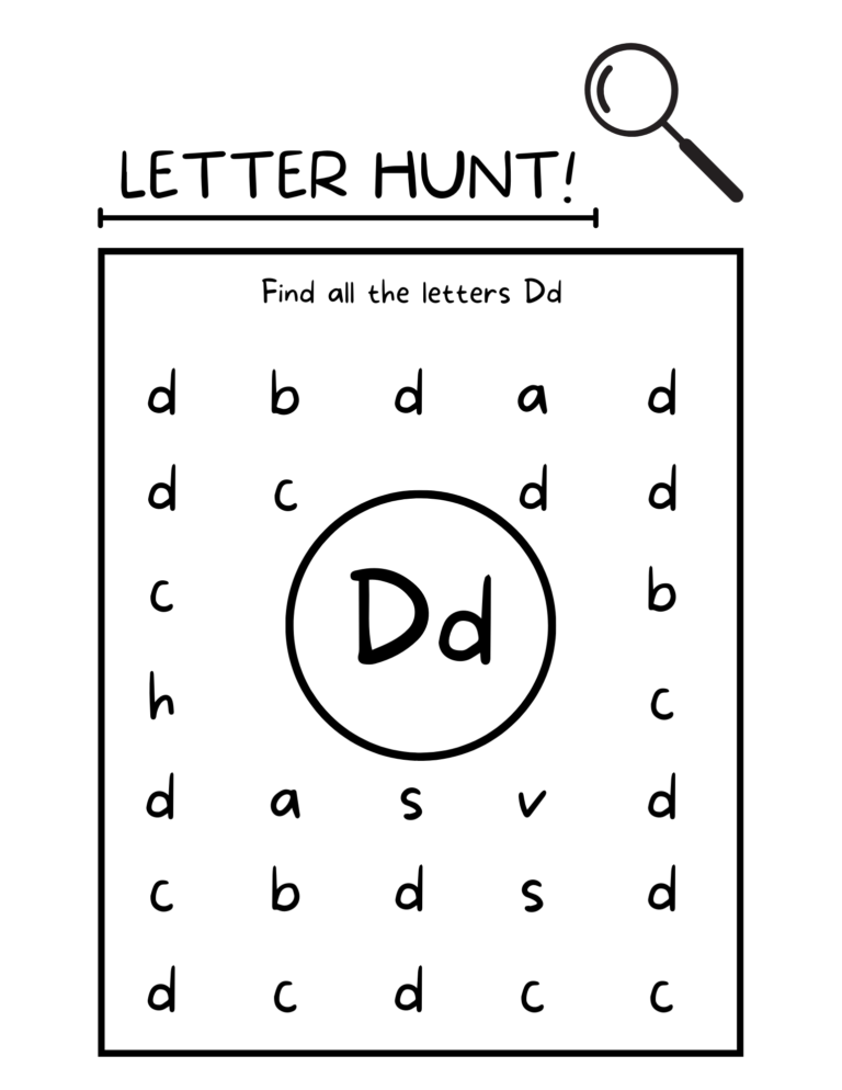 learning letter d sounds