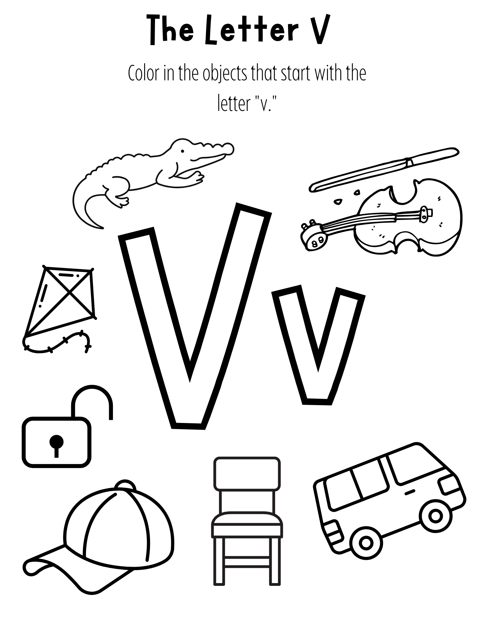 Letter V sounds